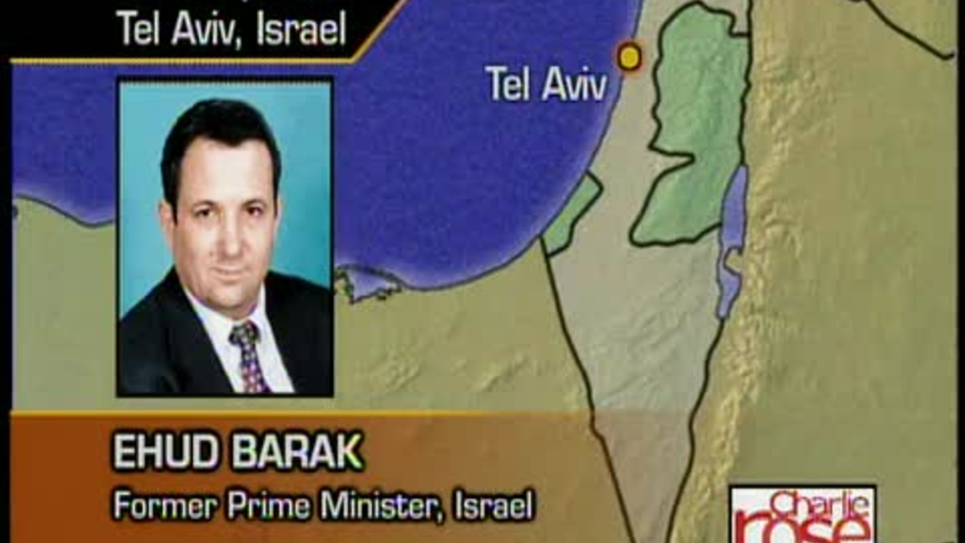Ehud Barak; Hisham Melhem; Barbara Walters — Charlie Rose
