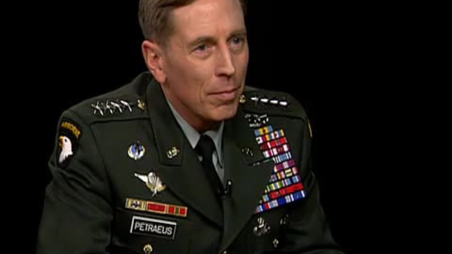 General David Petraeus — Charlie Rose