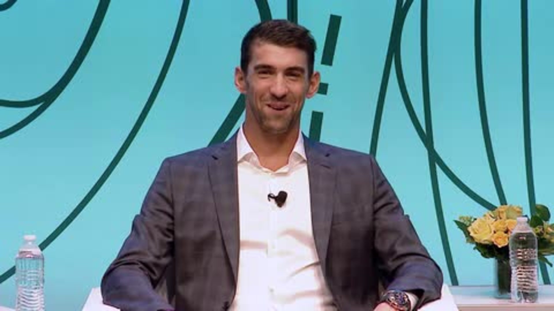 Michael Phelps and Coach Krzyzewski — Charlie Rose