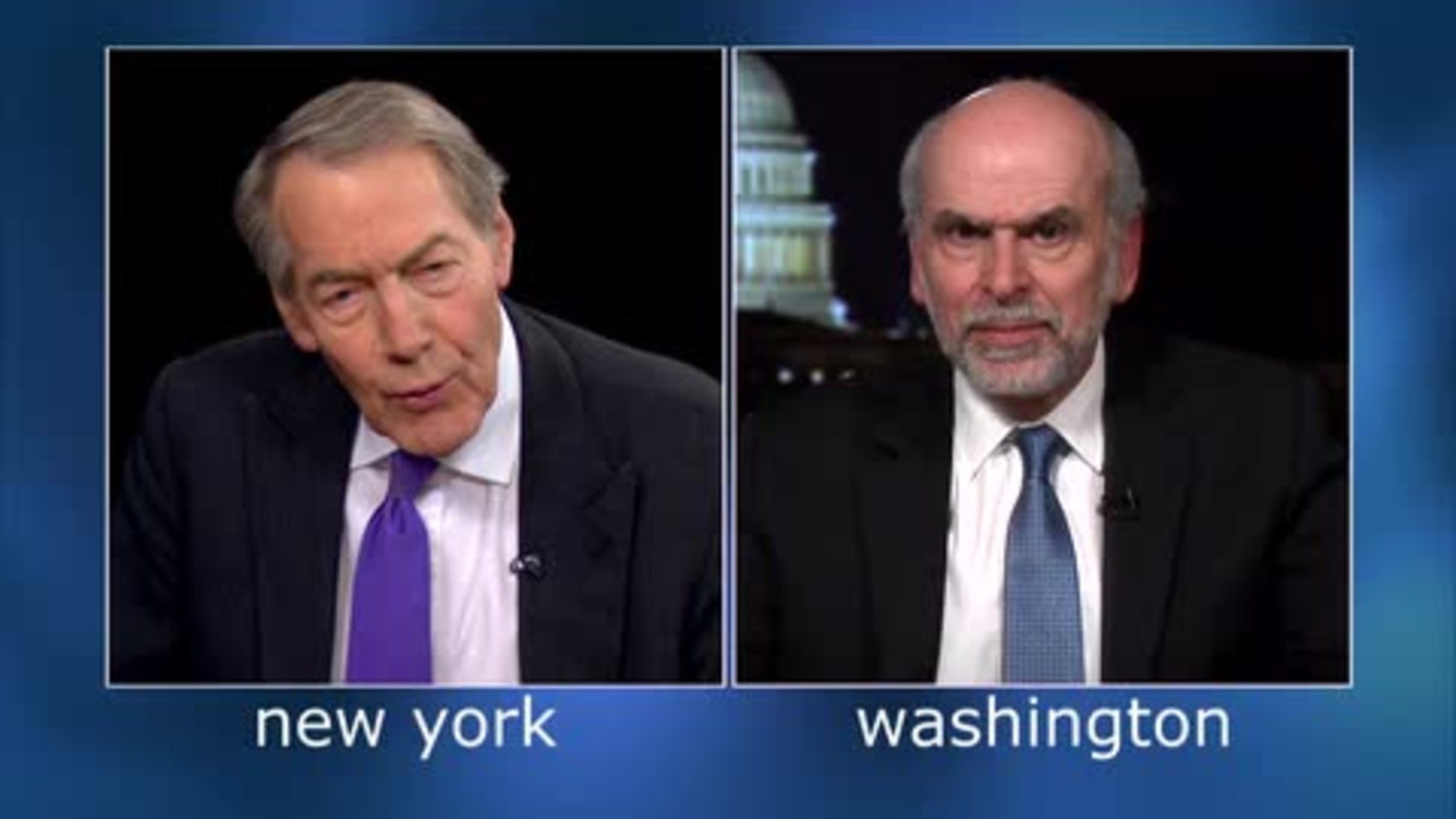 Gerald Seib; David Sanger; National Security — Charlie Rose